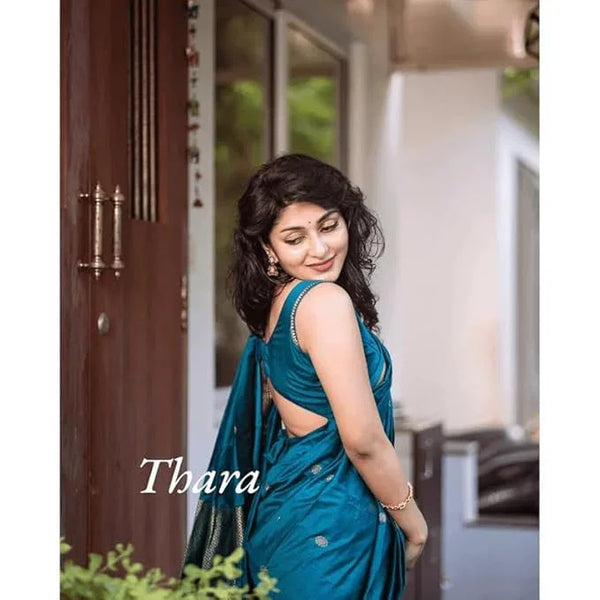 Thara: Where Tradition Meets Glamour - Gold Zari Saree